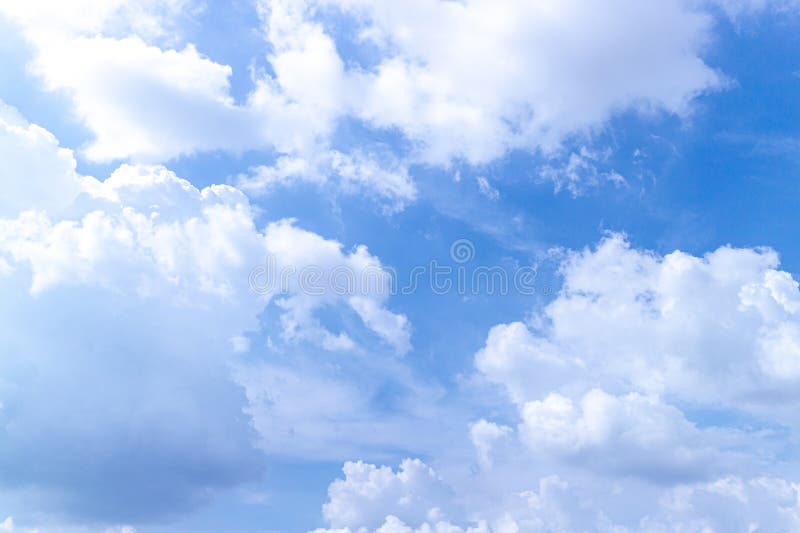 Blue Sky Background with Tiny Clouds. Nature Cloud Blue Sky Background Stock Photo - Image of ...