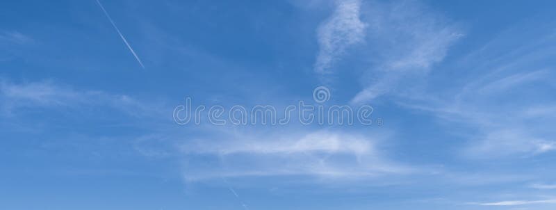 Blue Sky Banners Taken in the Air Stock Image - Image of nature ...