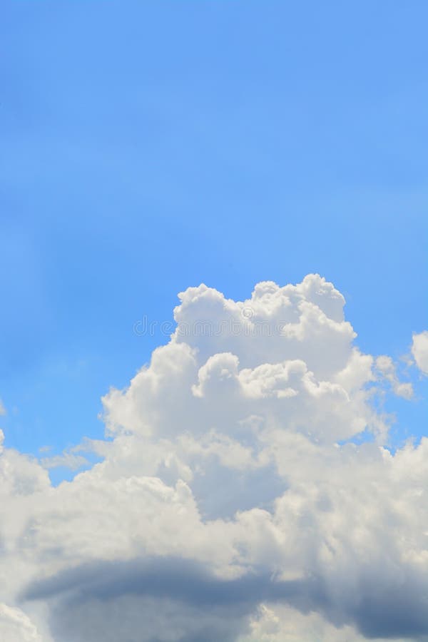 Blue Sky and Beautiful Cloud As Background Texture Stock Photo - Image ...