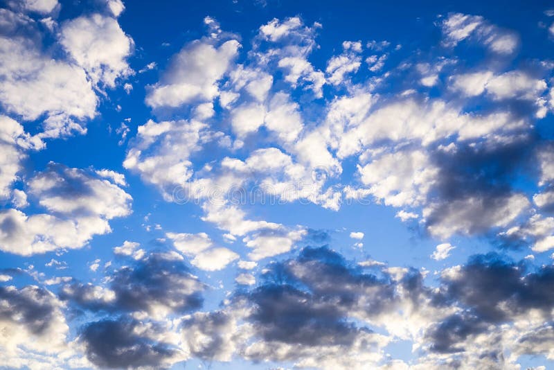 Blue Sky and Beautiful Clouds Stock Photo - Image of open, color: 164911688