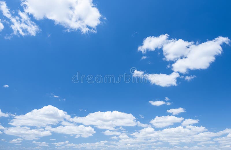 Blue Sky with Beautiful Clouds. Stock Image - Image of clouds ...