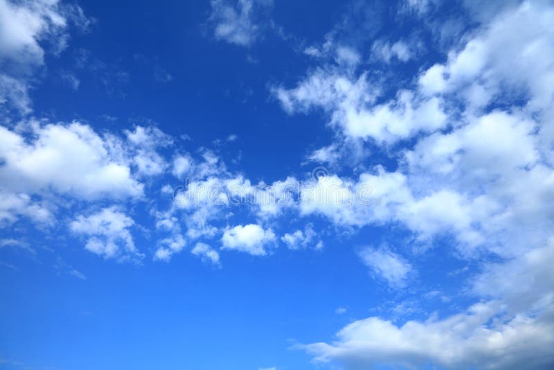 Blue sky stock image. Image of cloudiness, nature, beautiful - 40690483