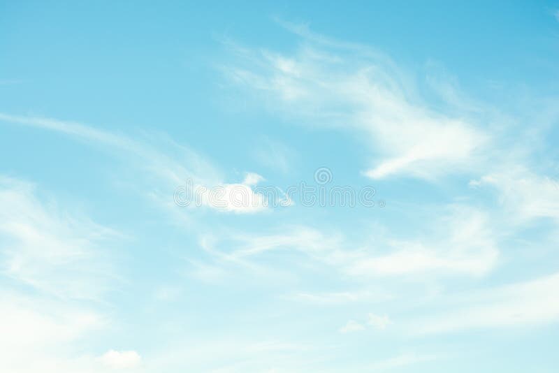 Blue Sky with White Clouds Panoramic Big Shot. Background from the ...