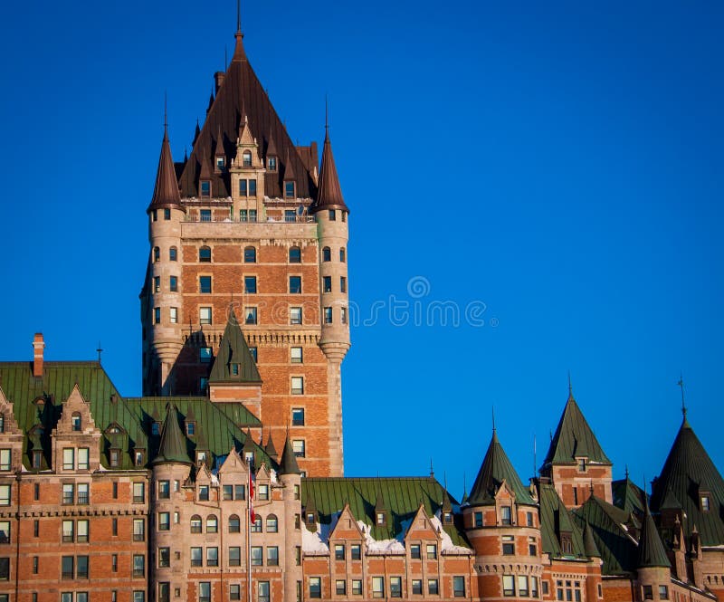 Building in Quebec City stock image. Image of landmark - 107561983