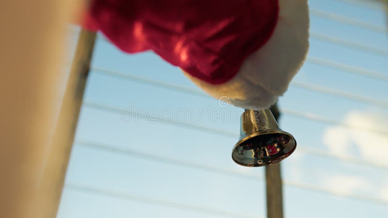Blue Sky Behind the Christmas Bell Ringing Stock Photo - Image of ...