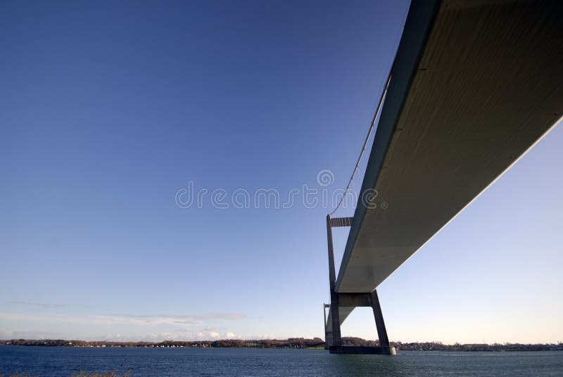 Blue Sky Bridge stock photo. Image of blue, architecture - 7191860