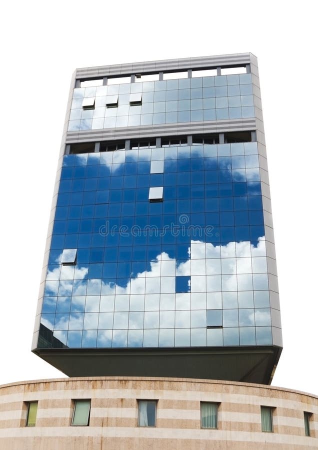 Skyscraper facade stock photo. Image of apartment, border - 61855836