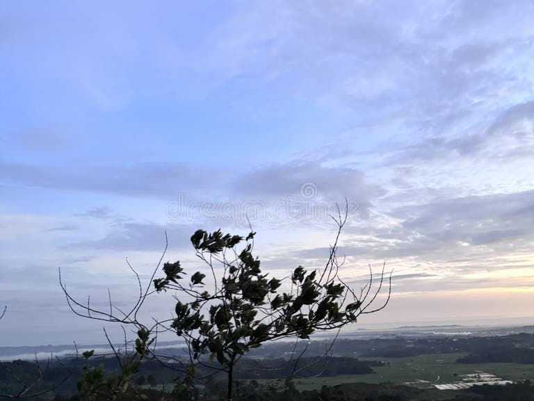 Blue Sky at Bukit Biru stock image. Image of coast, cloud - 382698529