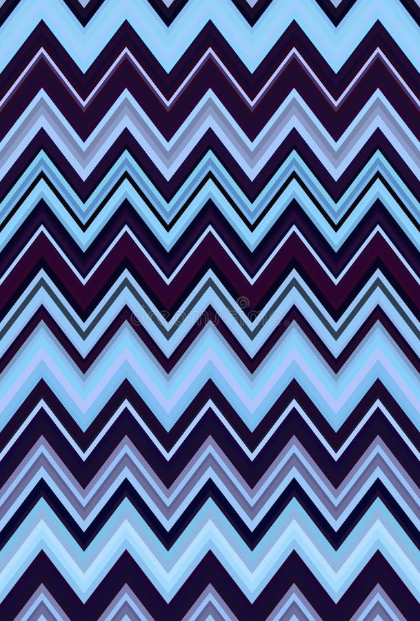 Blue Sky Chevron Zigzag. Art Aero Stock Illustration - Illustration of ...