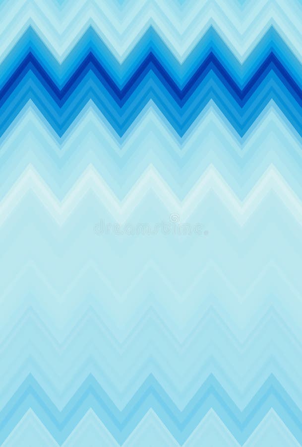 Blue Sky Chevron Zigzag. Art Stock Illustration - Illustration of azure ...