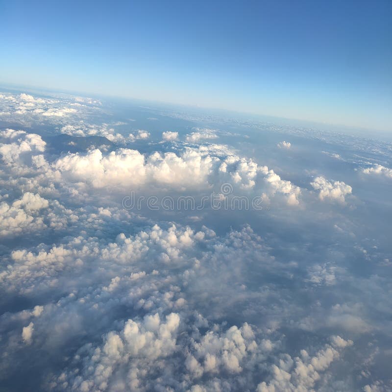 Blue Sky, Clear View, Above the Sky Stock Image - Image of view, blue ...