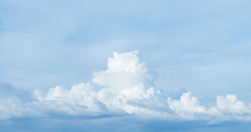 Blue Sky with Cloud Background Stock Image - Image of beautiful ...