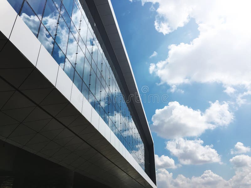 Blue Sky with Cloud with Building and Sunblue Sky with Cloud with ...