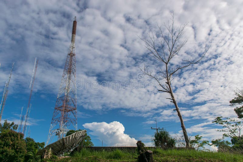Blue sky with cloud stock photo. Image of light, sunlight - 89628752