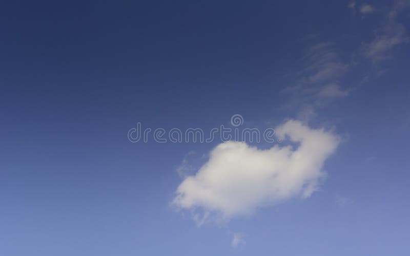 Blue Sky with Cloud and Copy Space. Clear Weather Background Stock ...