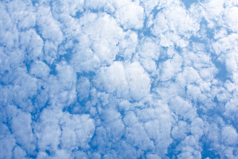 Blue Sky with Cloud Pattern Stock Image - Image of abstract, weather ...