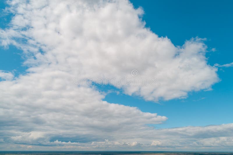 Blue Sky with Clouds. Abstract Nature Sky Background Stock Image ...