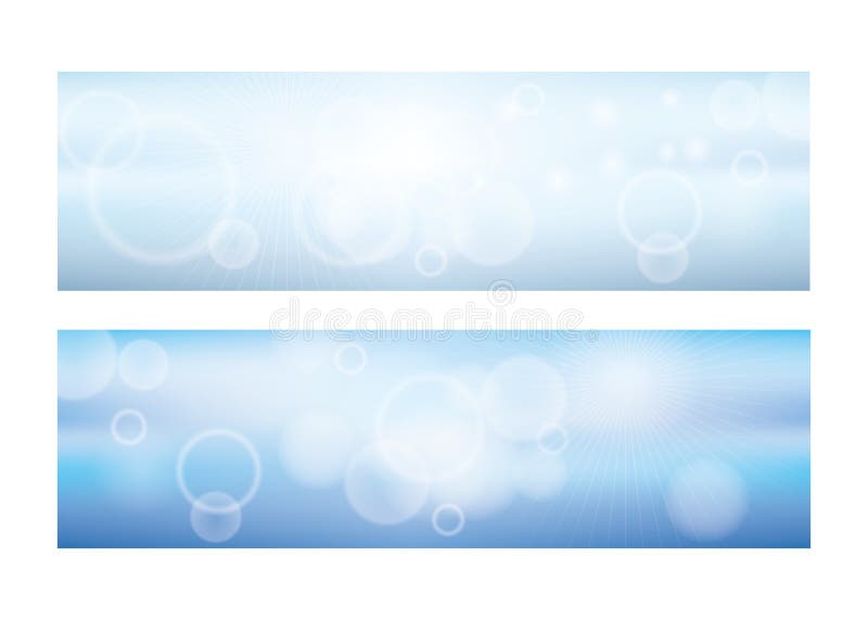 Blue sky clouds banners stock vector. Illustration of background - 93020251