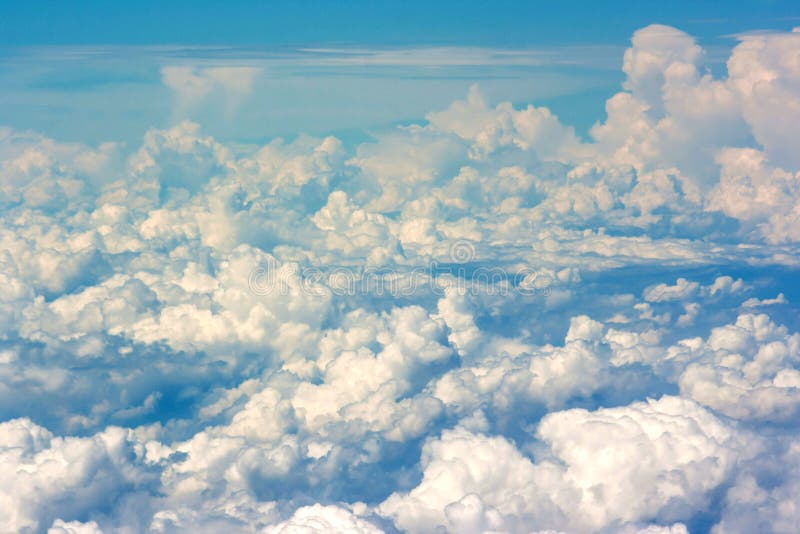 Blue sky with clouds stock image. Image of fluffy, backdrop - 73087057