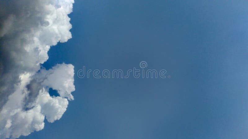 Blue Sky with Clouds Computing Background Stock Photo - Image of blue ...