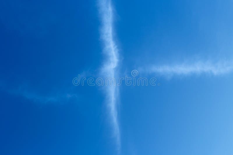 Blue sky with clouds Cross stock photo. Image of natural - 57087796