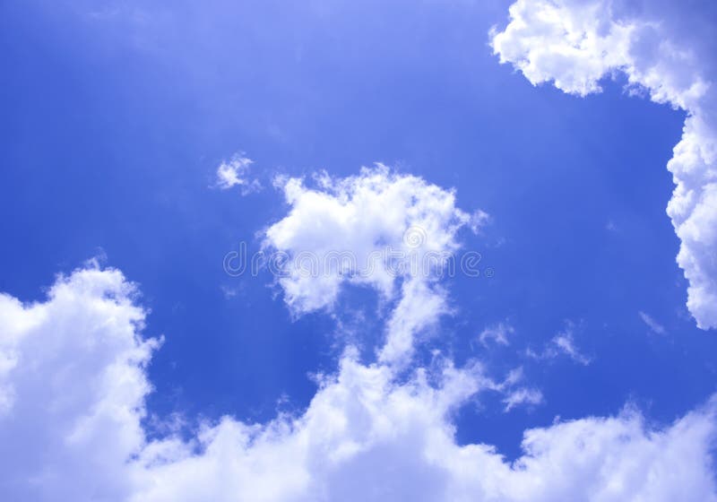 Blue Sky and Clouds, Day Light Stock Photo - Image of background ...