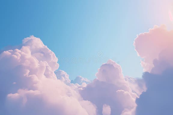 Blue Sky with Clouds, Depth Dynamic Sky Stock Image - Image of outdoors ...