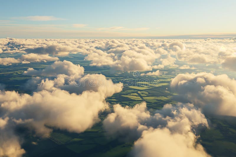 Blue Sky with Clouds, Depth Dynamic Sky Stock Image - Image of climate ...