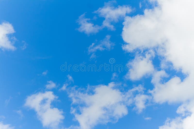 Blue Sky and Clouds in Good Weather Days Stock Photo - Image of ...