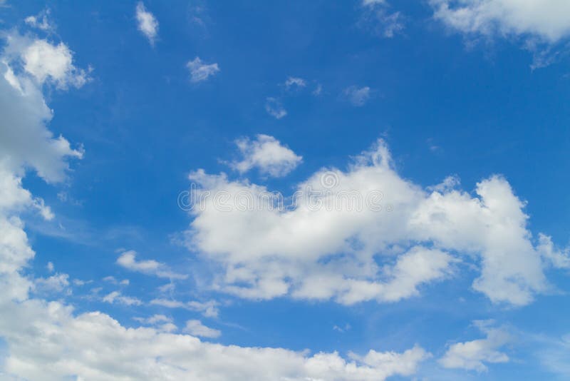 Blue Sky and Clouds in Good Weather Days Stock Image - Image of cumulus ...