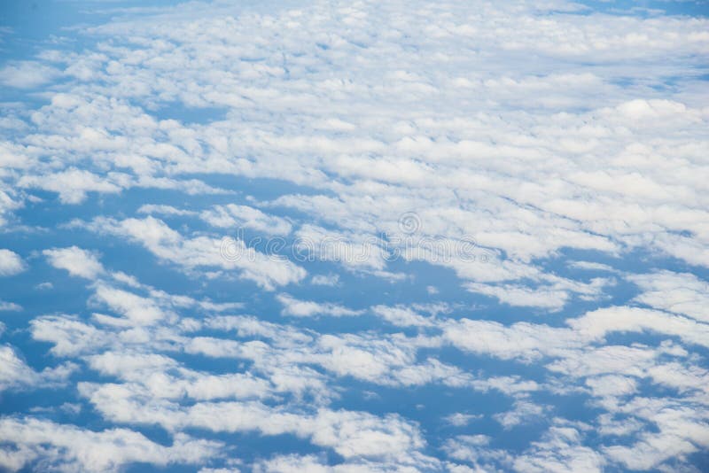 Blue sky and clouds stock photo. Image of view, high - 53974906