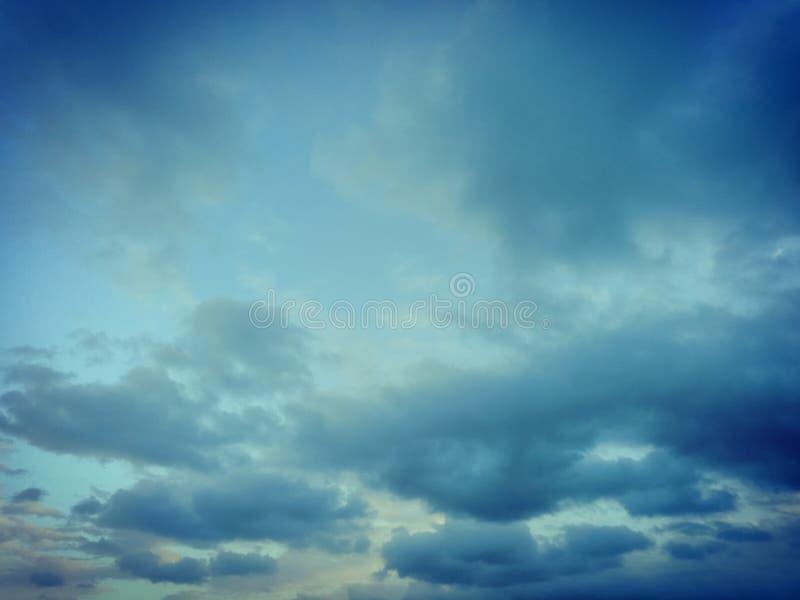 Clouds in the Sky that Look Like Faces Pareidolia Stock Image - Image ...