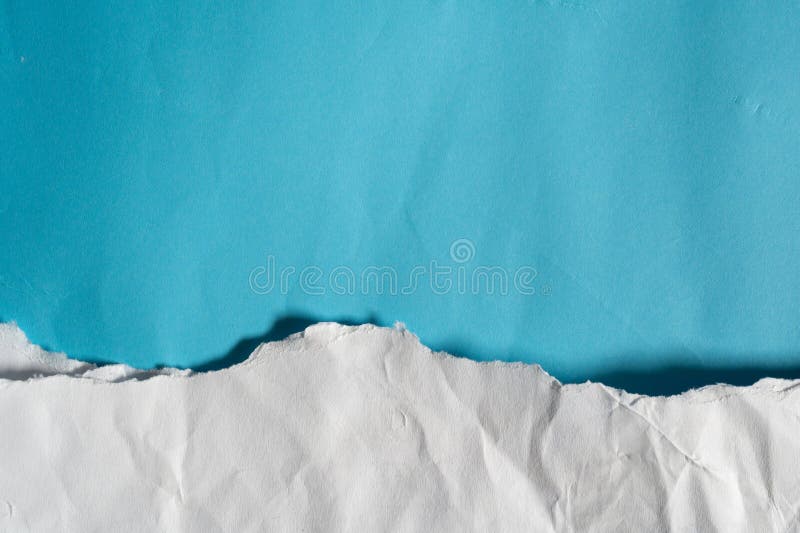 Blue Sky and Clouds Made of Blue and White Torn Paper Texture Stock ...