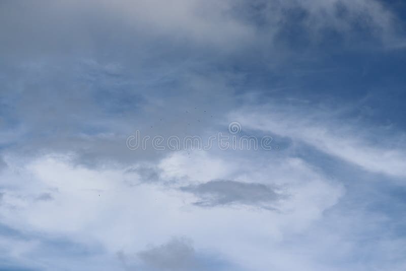 Blue Sky and Clouds. Summer Air Background Stock Photo - Image of ...