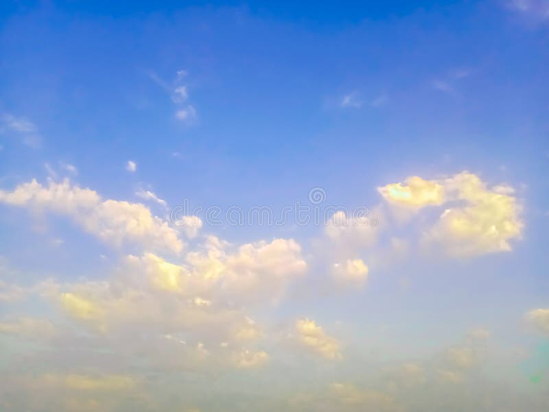 Blue Sky with Clouds in Spring Season Stock Image - Image of fresh ...