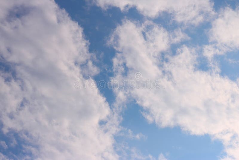 Blue Sky Clouds Sunshine Background Wallpaper Stock Image - Image of ...