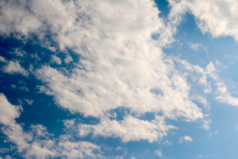 Blue Sky Clouds Sunshine Background Wallpaper Stock Image - Image of ...