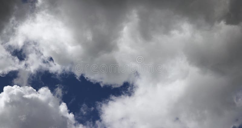 Blue Sky with Clouds in Windy Weather Stock Video - Video of moisture ...