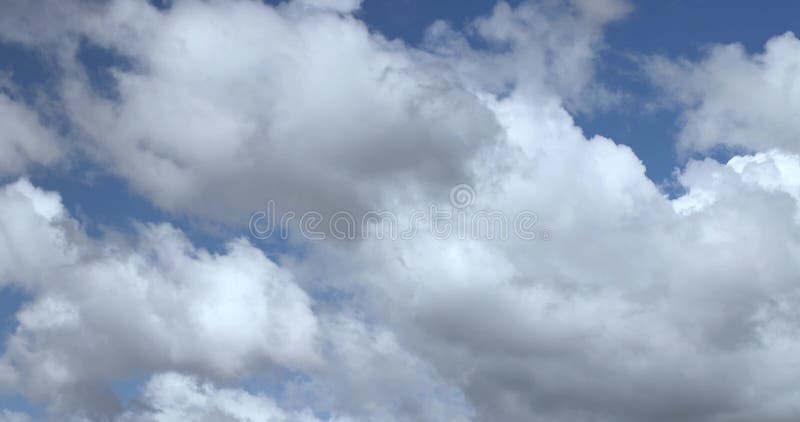 Blue Sky with Clouds in Windy Weather Stock Footage - Video of bright ...