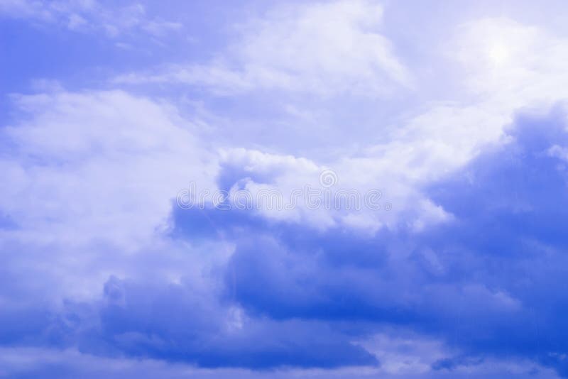 Blue sky and cloudscape stock image. Image of cloudscape - 6618867