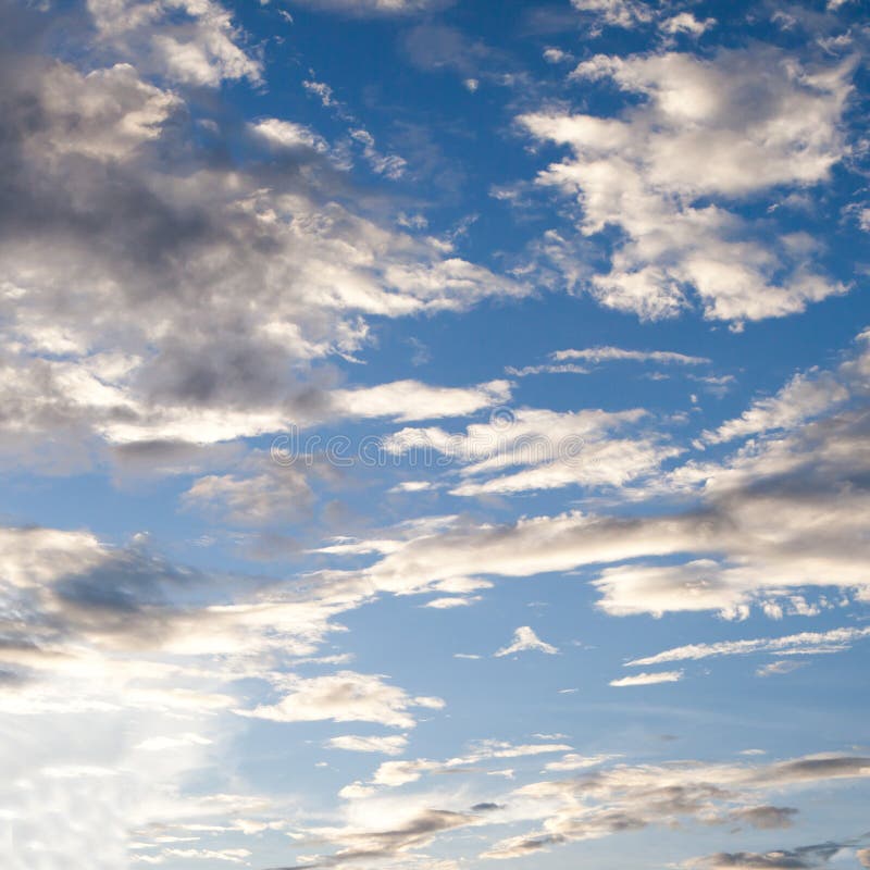 Blue sky cloudy stock image. Image of cloud, climate - 56058635