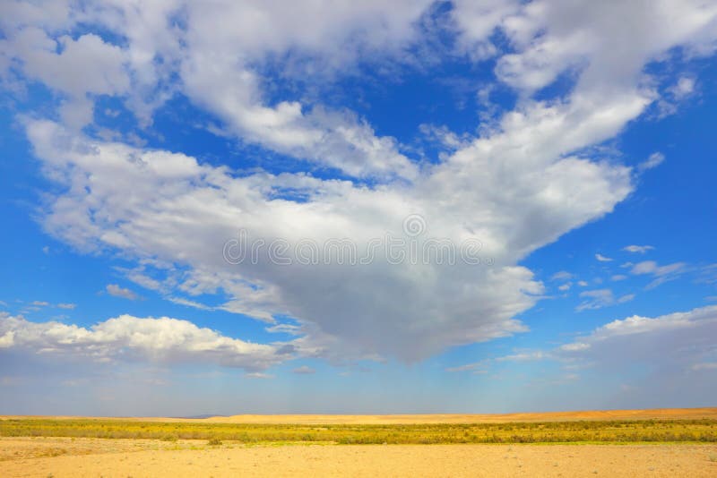 Blue Sky of the Desert.Landscape.Nature. Stock Photo - Image of blue ...