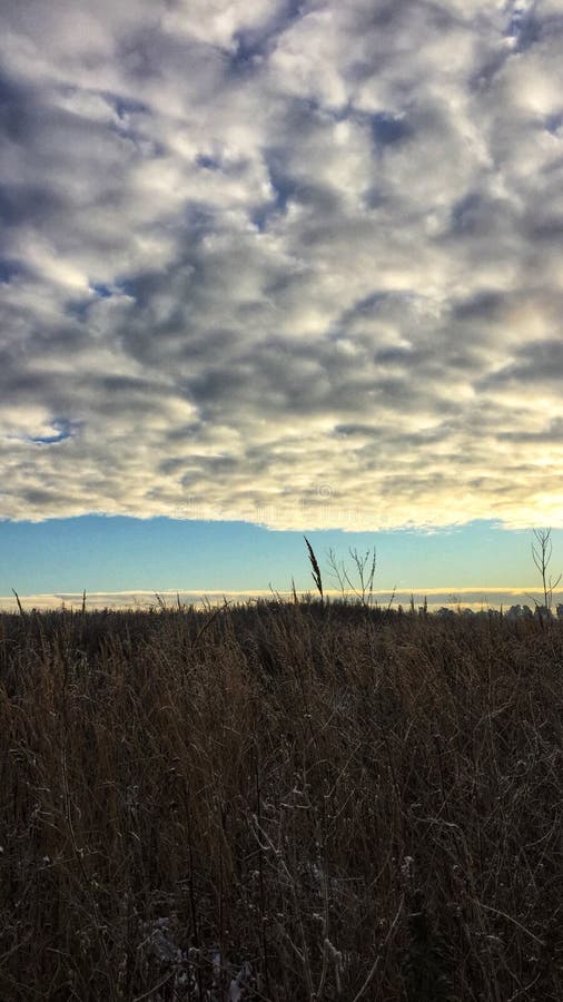 Blue Sky between the Earth and the Clouds Stock Photo - Image of blue ...