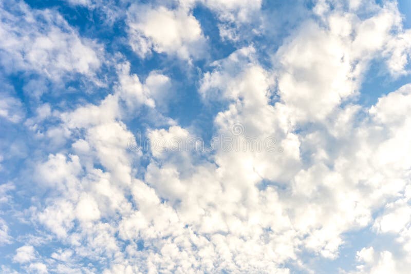 The Blue Sky Full with Cloud Stock Image - Image of morning, clear ...
