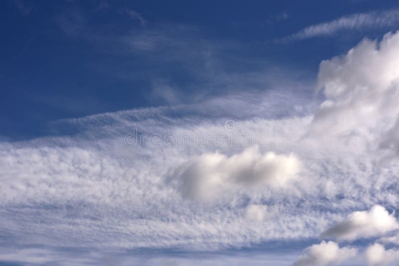 A Blue Sky Full of White Clouds Stock Image - Image of nature, space ...