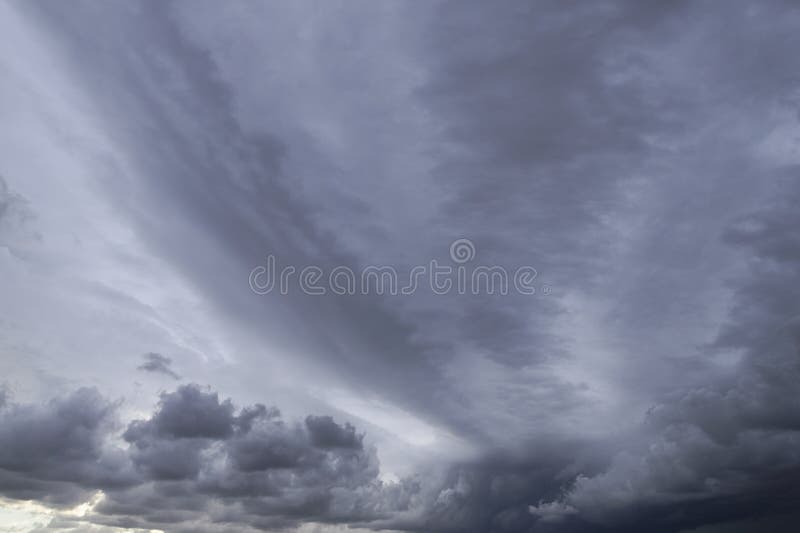 Blue Sky Full of White Clouds, Storm Day Stock Image - Image of ...
