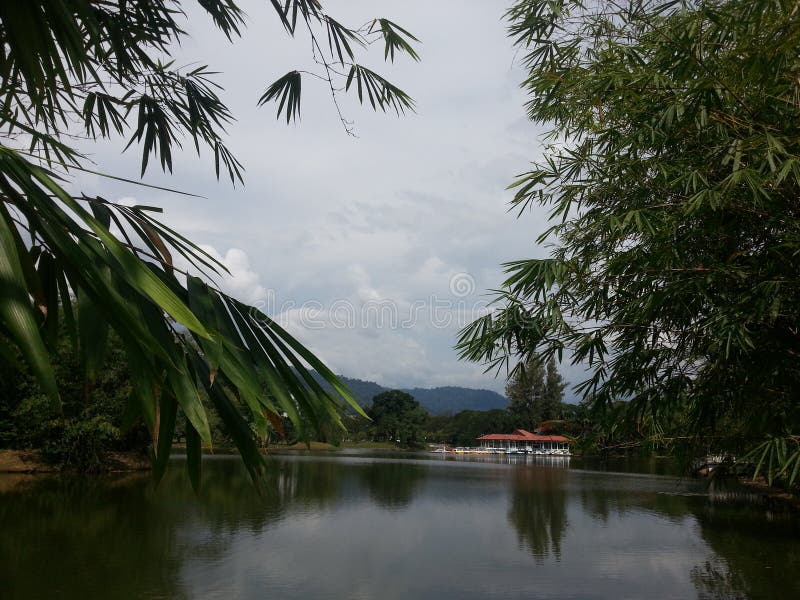 Blue Sky with Great Views of the Nature Park Step One . Stock Image ...