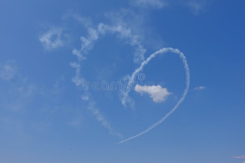 Blue sky with heart stock image. Image of drawn, blue - 76901753
