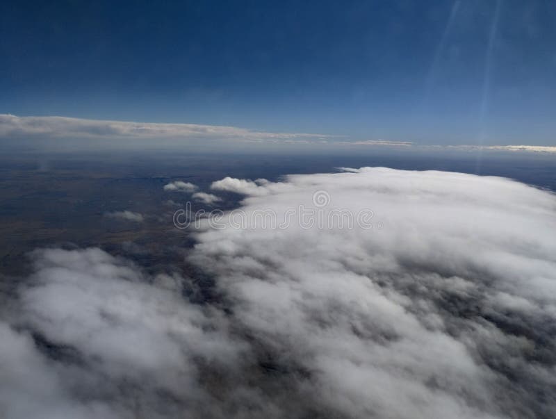 Blue Sky High Up in the Sky Stock Image - Image of water, morning ...