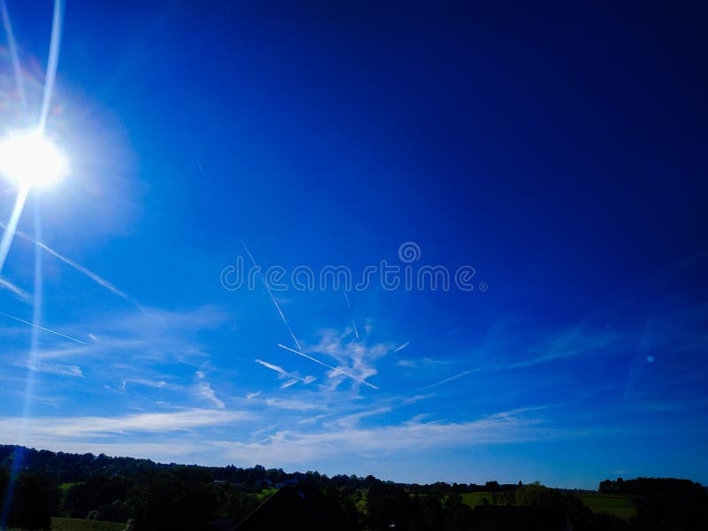 The Sky in Germany stock image. Image of holiday, germany - 152264067